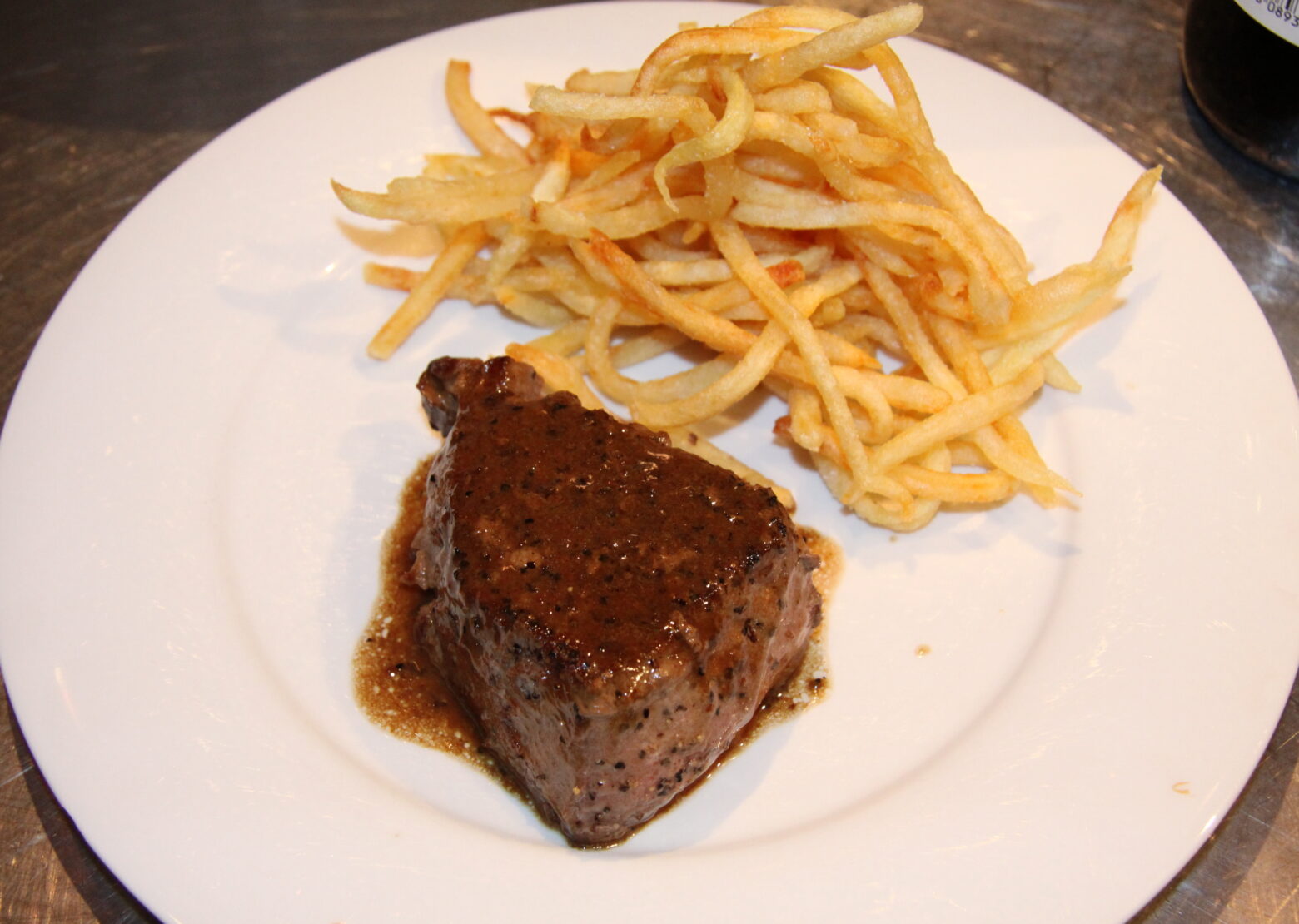 A French Favorite: Steak au Poivre | Giangi's Kitchen