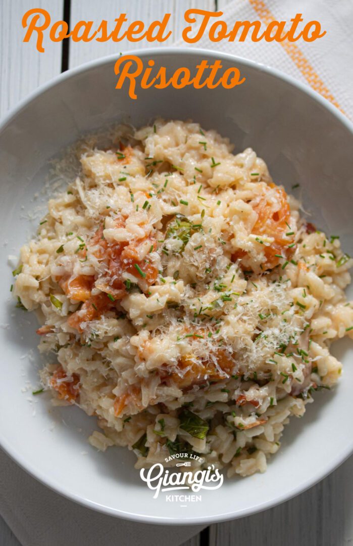The Best Roasted Tomato Risotto Recipe | Giangi's Kitchen