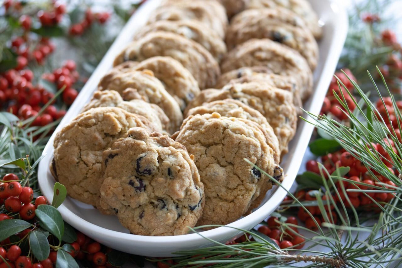 Dried Cranberry Chocolate Cookies - The Best Recipe Ever | Giangi's Kitchen