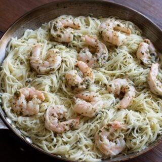 Creamy Lemon Shrimp Scampi Pasta | Giangi's Kitchen