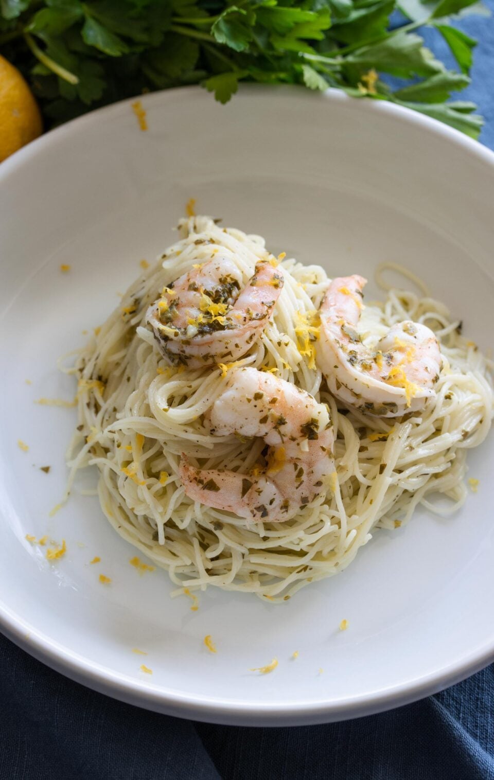 Creamy Lemon Shrimp Scampi Pasta | Giangi's Kitchen