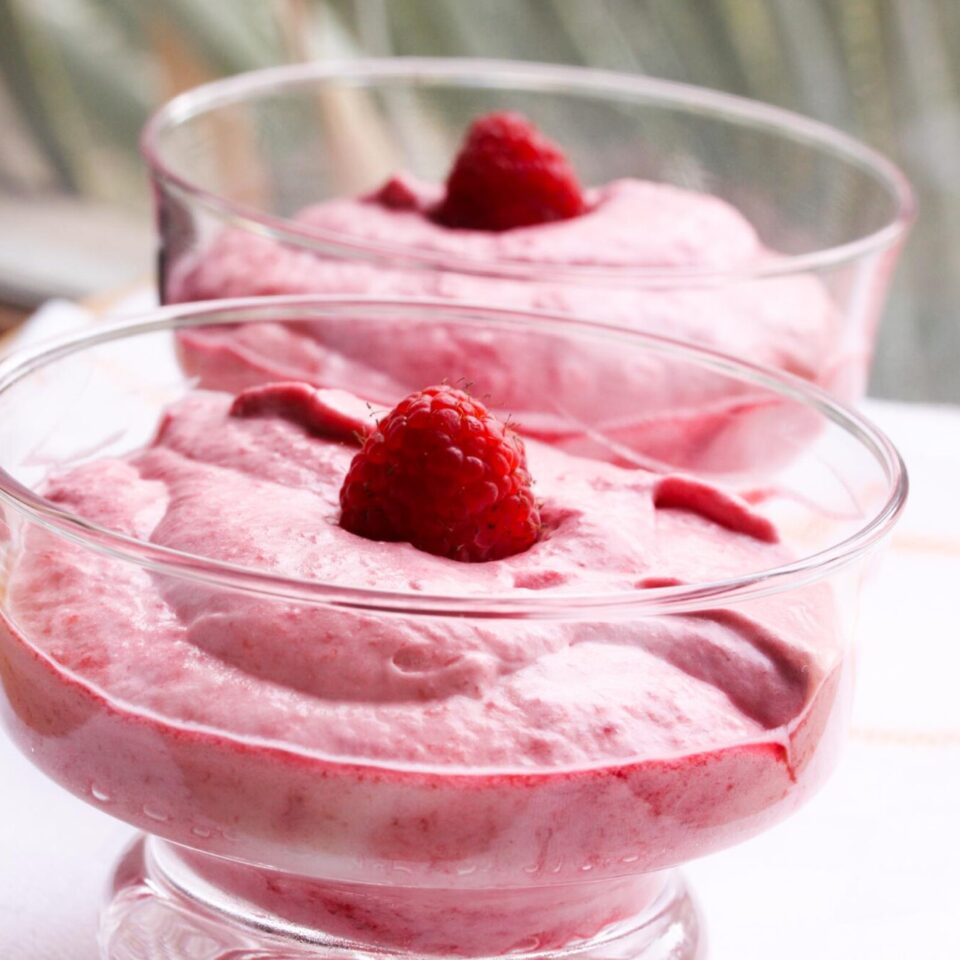 Raspberry Fool - The perfect date dessert | Giangi's Kitchen