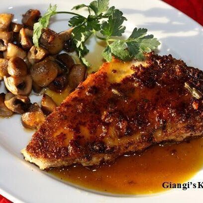 Swordfish with Orange Caramel Sauce | Giangi's Kitchen