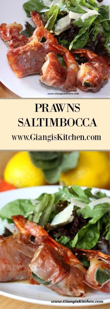 Prawns Saltimbocca - Spin to your Italian Favorite | Giangi's Kitchen