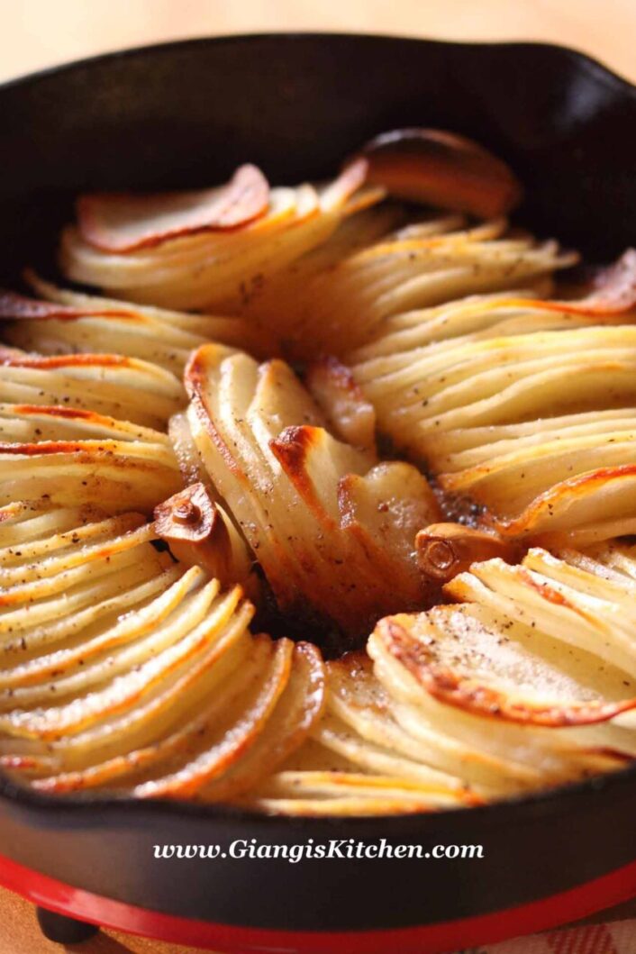 Potatoes Anna or Pommes Anna - Classic French | Giangi's Kitchen