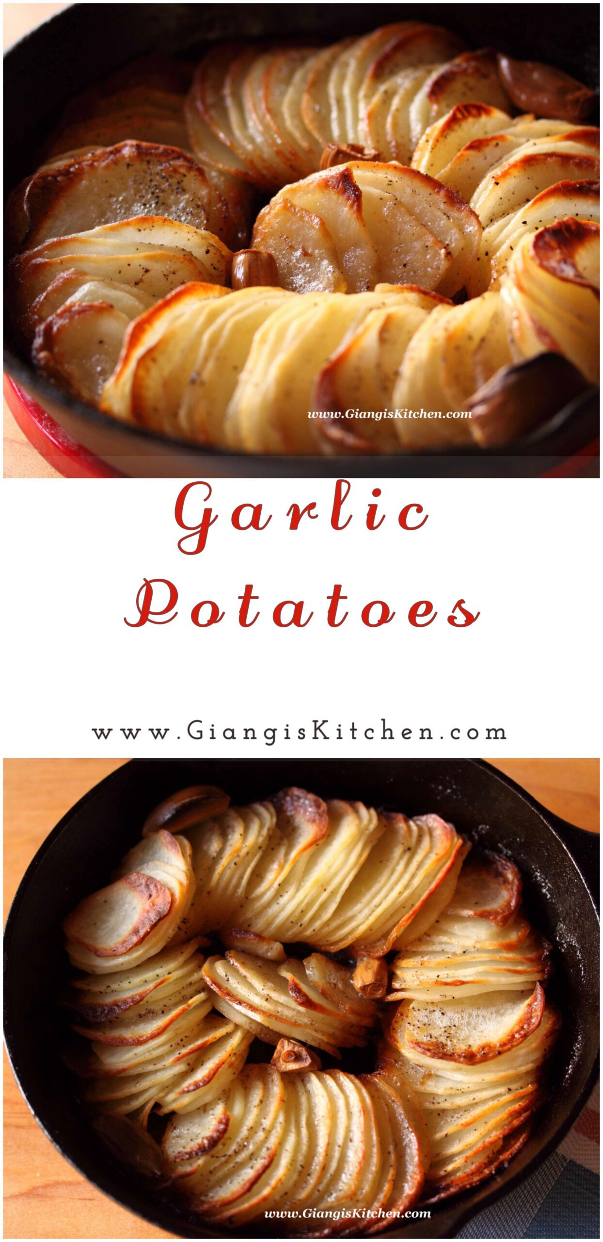 Garlic Potatoes - Easy and Simple | Giangi's Kitchen