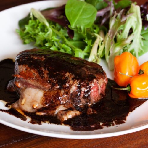 Marinated and Stuffed Filet Mignons with Merlot Habanero Sauce | Giangi ...