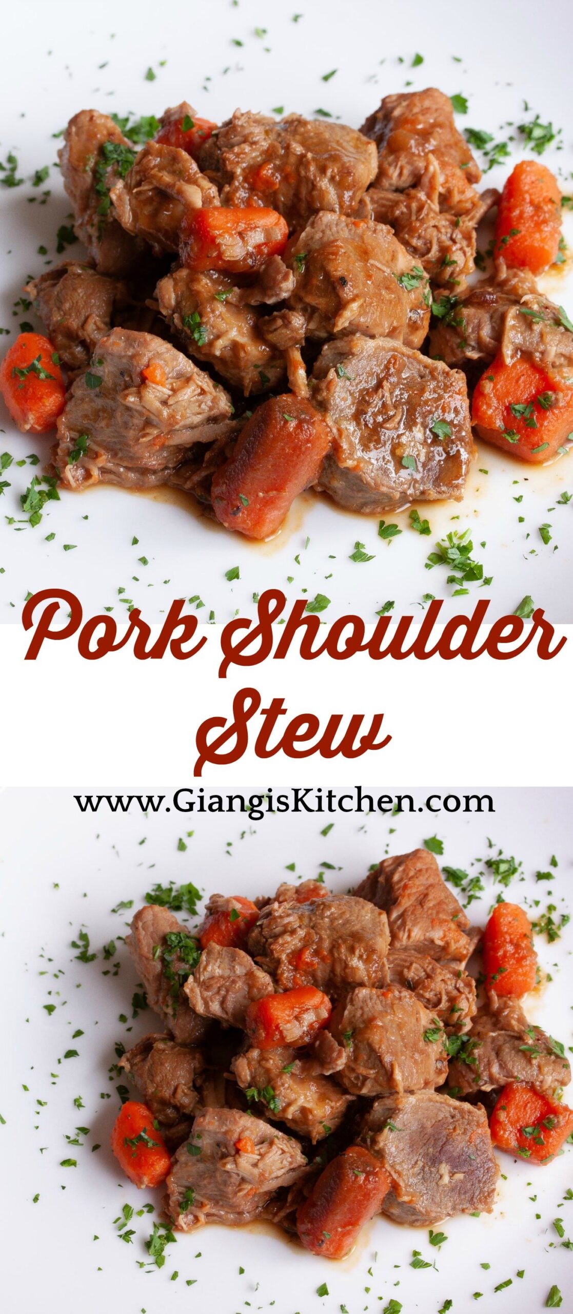 Pork Shoulder Stew - A must-try! | Giangi's Kitchen
