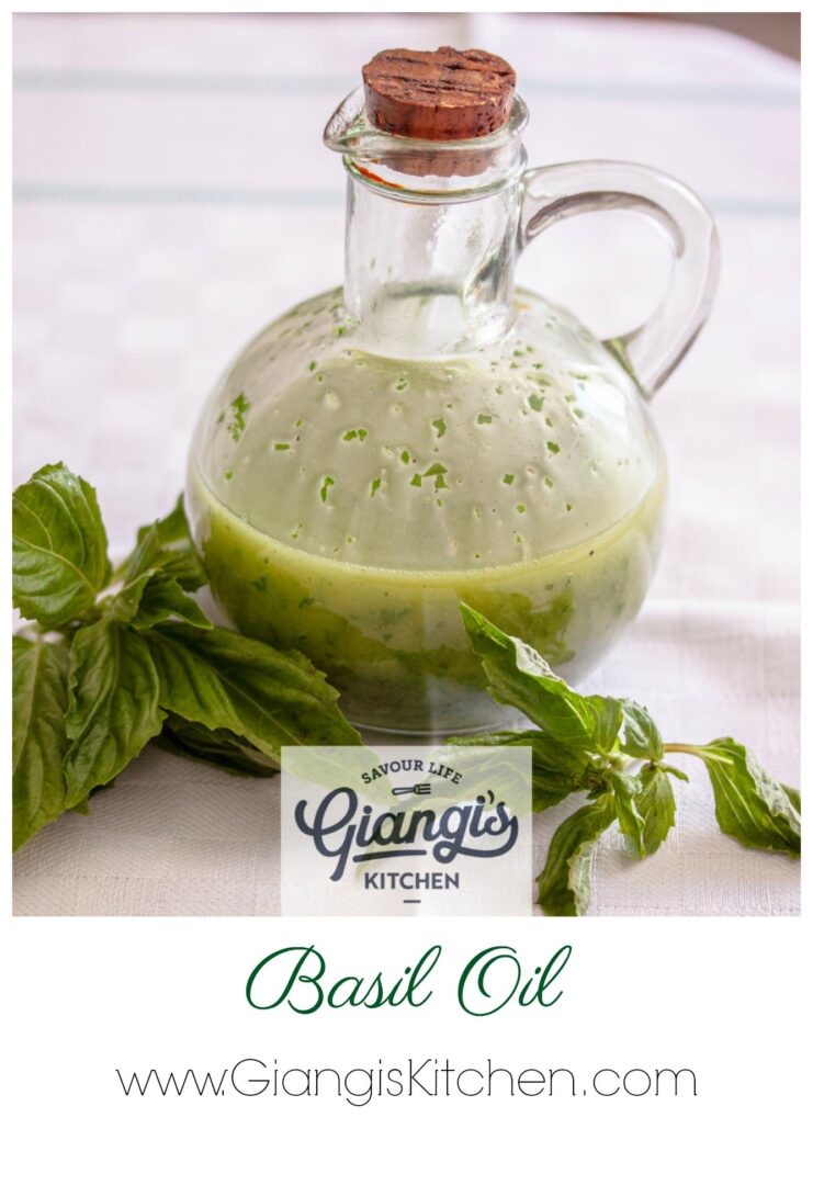 Basil Oil | Giangi's Kitchen