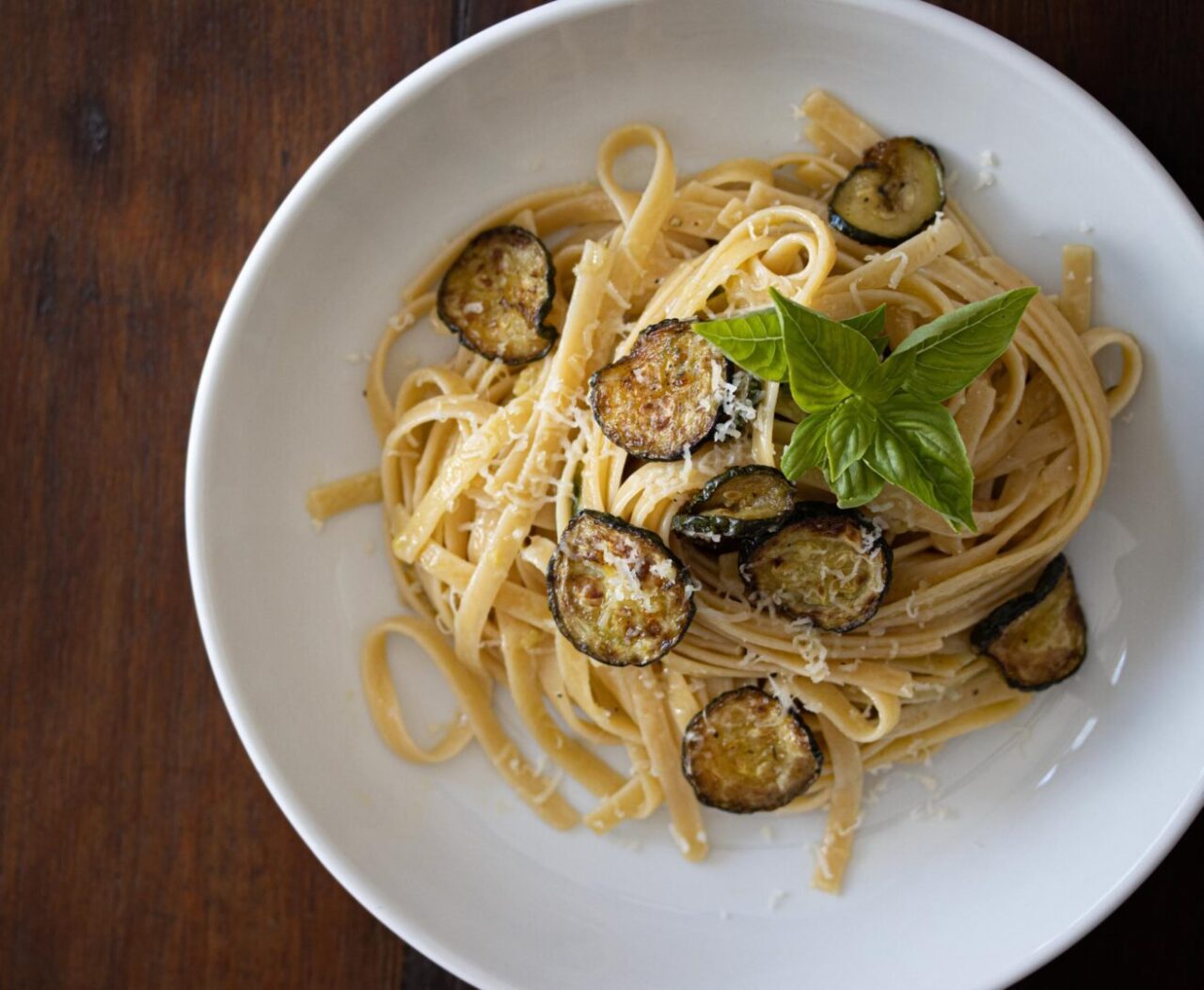 Zucchini Pasta with Provolone | Giangi's Kitchen