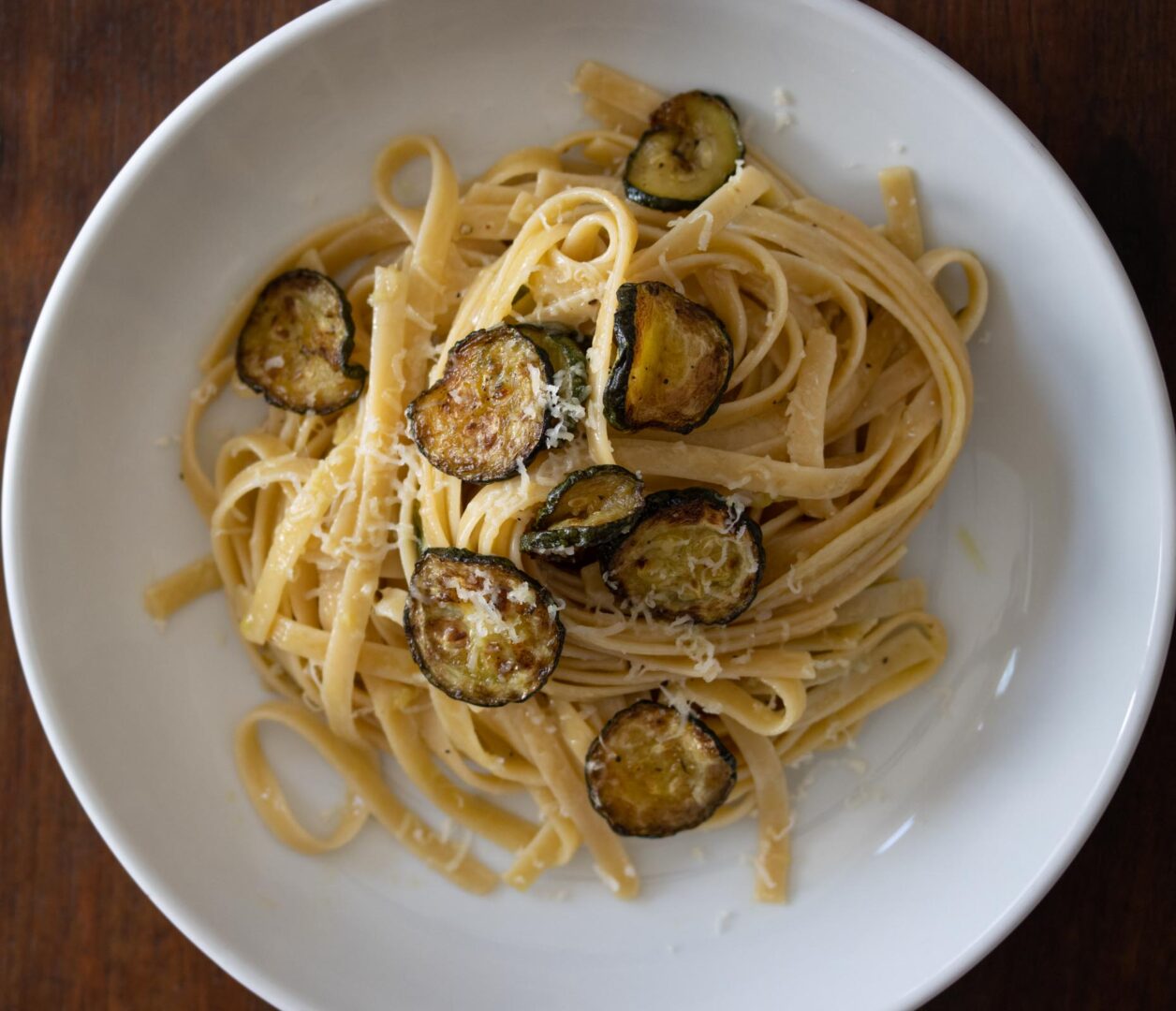 Zucchini Pasta with Provolone | Giangi's Kitchen