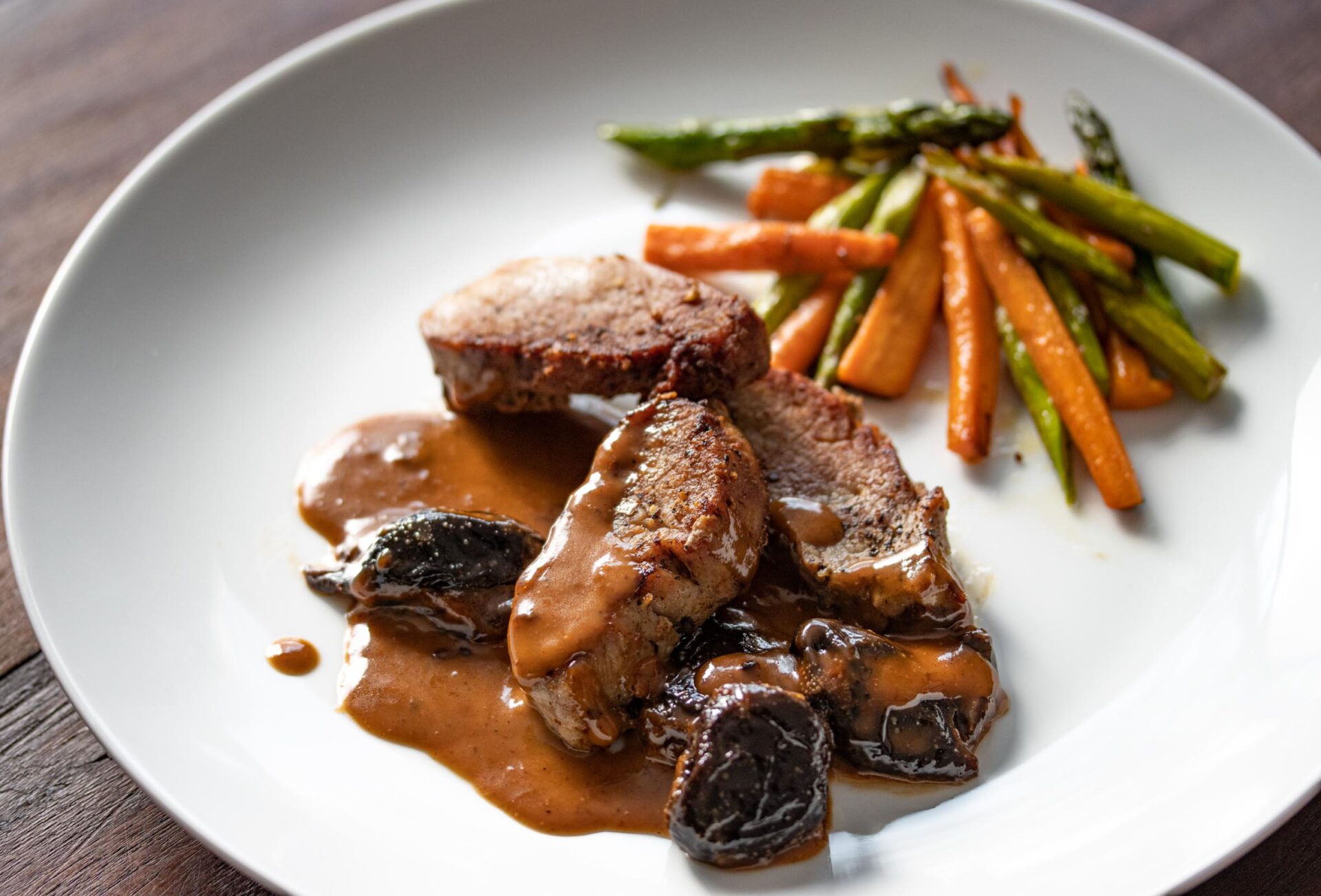 Sauteed Pork Tenderloin with Prunes | Giangi's Kitchen
