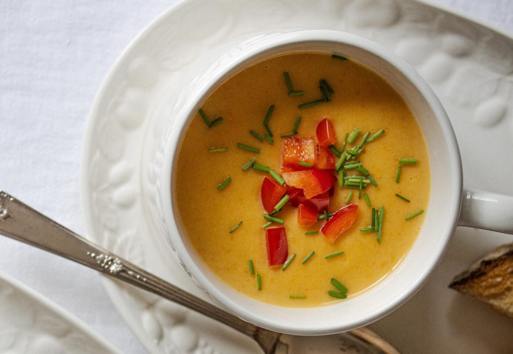Roasted Bell Peppers Cream Soup | Giangi's Kitchen