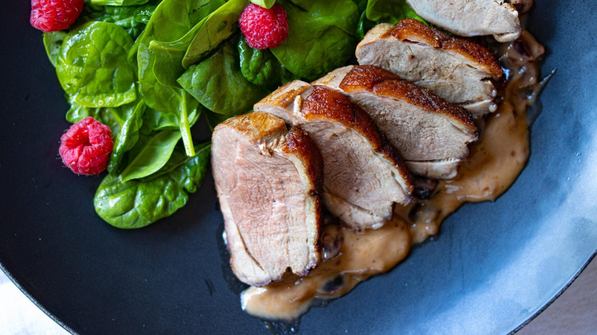Crispy Duck Breasts With Pear and Pepper Sauce | Giangi's Kitchen