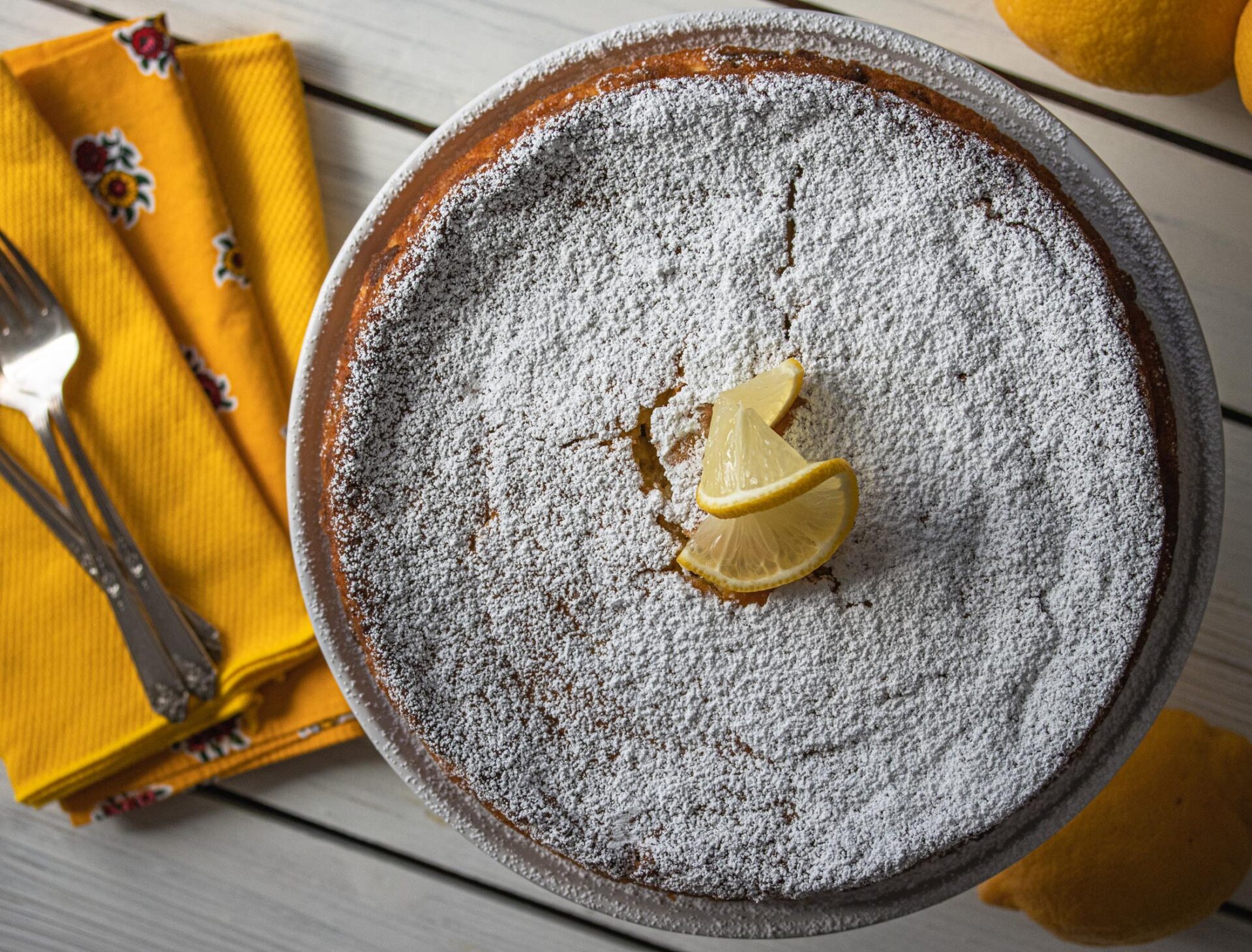Ricotta Lemon Cake - The Best Italian Dessert | Giangi's Kitchen
