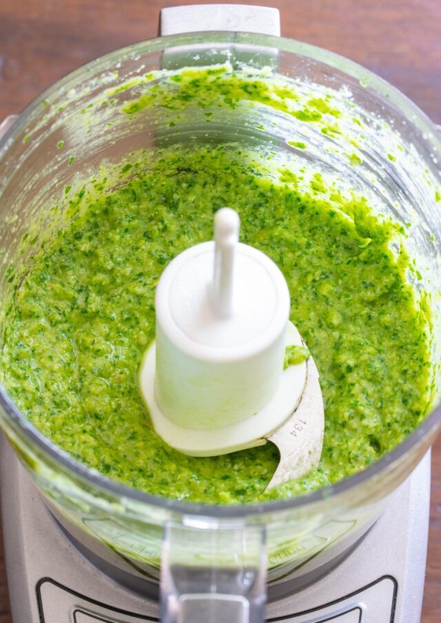 Watercress Pesto with Linguine | Giangi's Kitchen