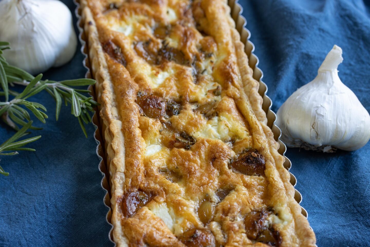 Caramelized Garlic and Goat Cheese Tart - Simple & Savory | Giangi's ...