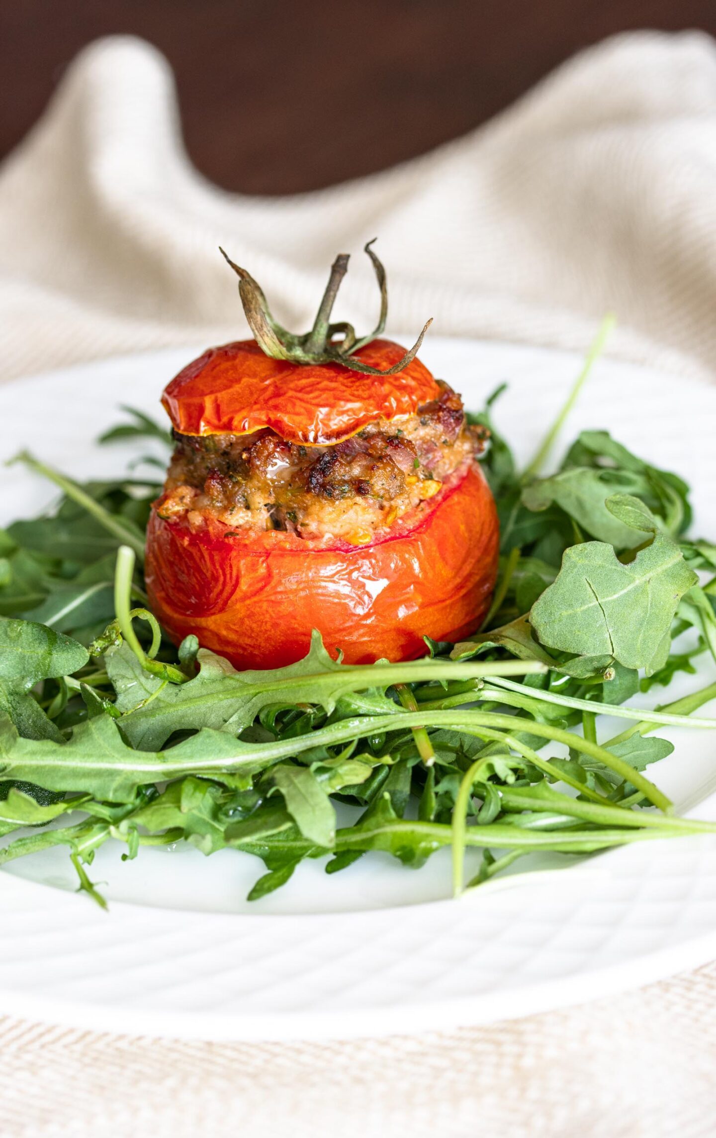 Baked Stuffed Tomatoes | Giangi's Kitchen
