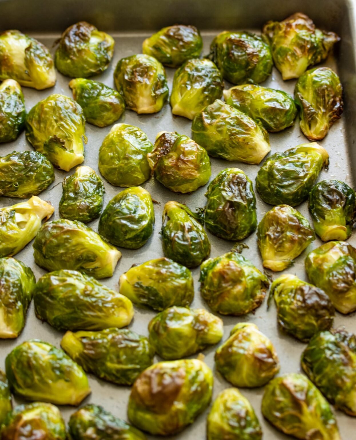 Roasted Brussels Sprouts with Mustard | Giangi's Kitchen
