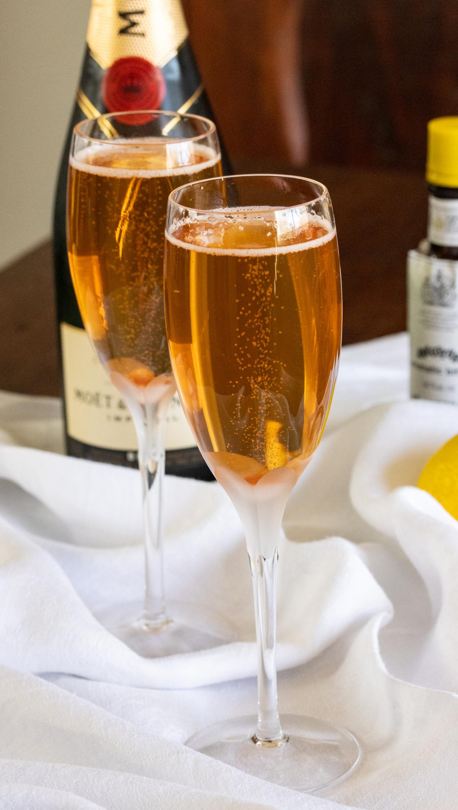 Champagne Cocktail - The Perfect Everyday Cocktail | Giangi's Kitchen