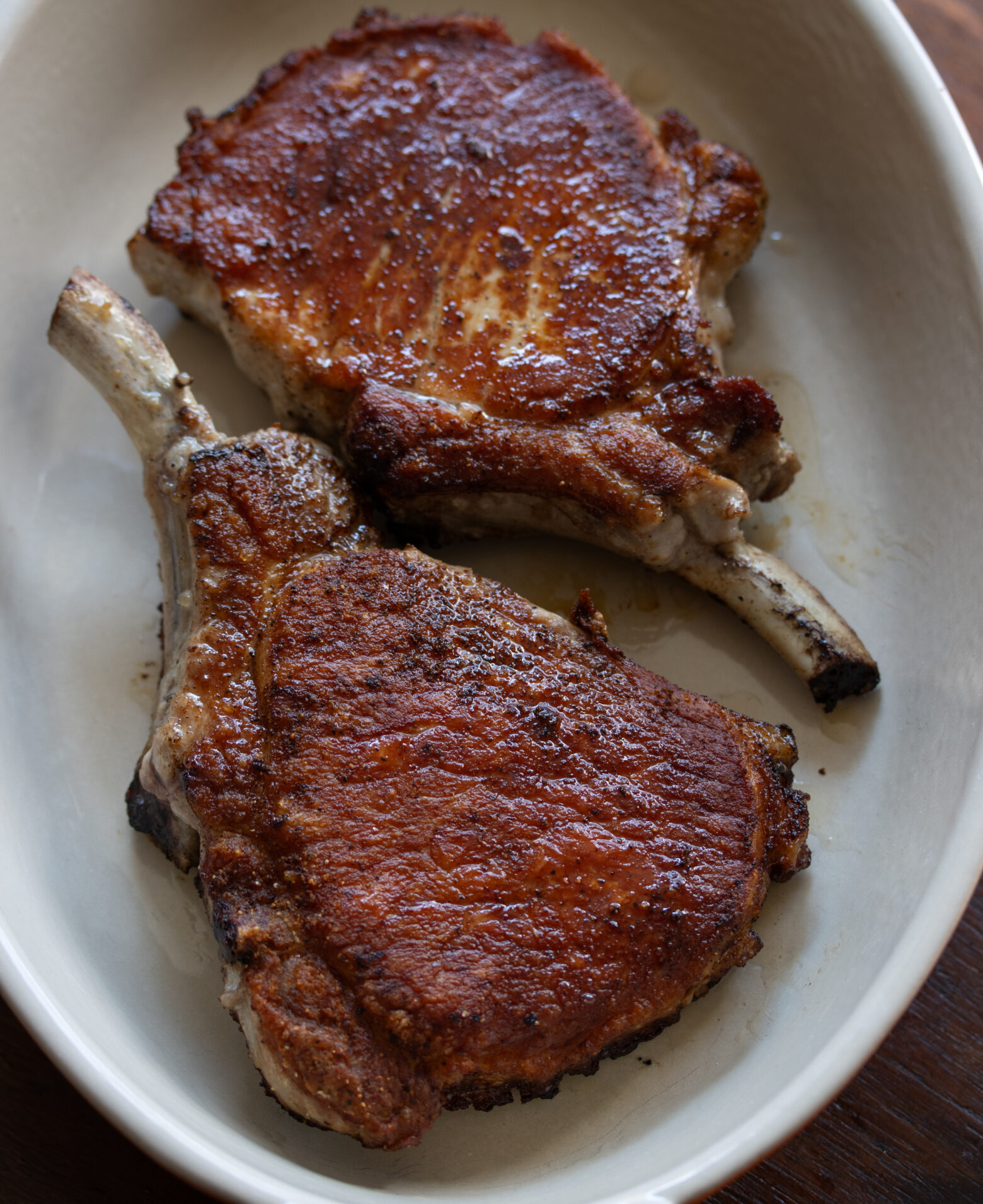 Bone-In Pork Chops with Cheese - A French Classic | Giangi's Kitchen