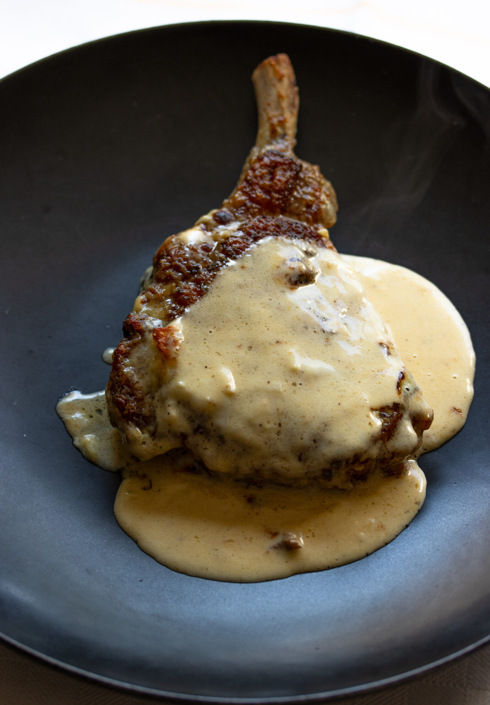 Bone-In Pork Chops with Cheese - A French Classic | Giangi's Kitchen