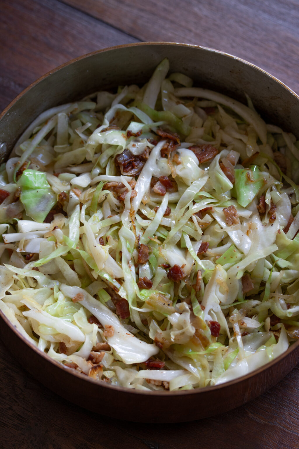 Braised Cabbage With Bacon | Giangi's Kitchen