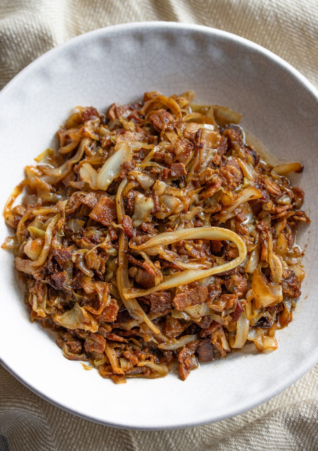 Braised Cabbage With Bacon | Giangi's Kitchen