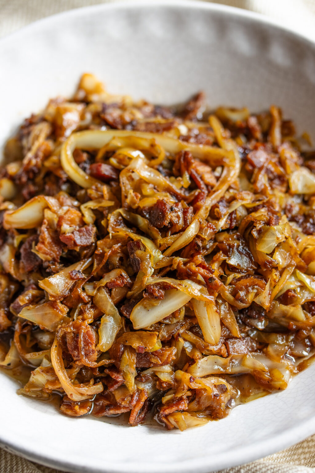 Braised Cabbage With Bacon | Giangi's Kitchen