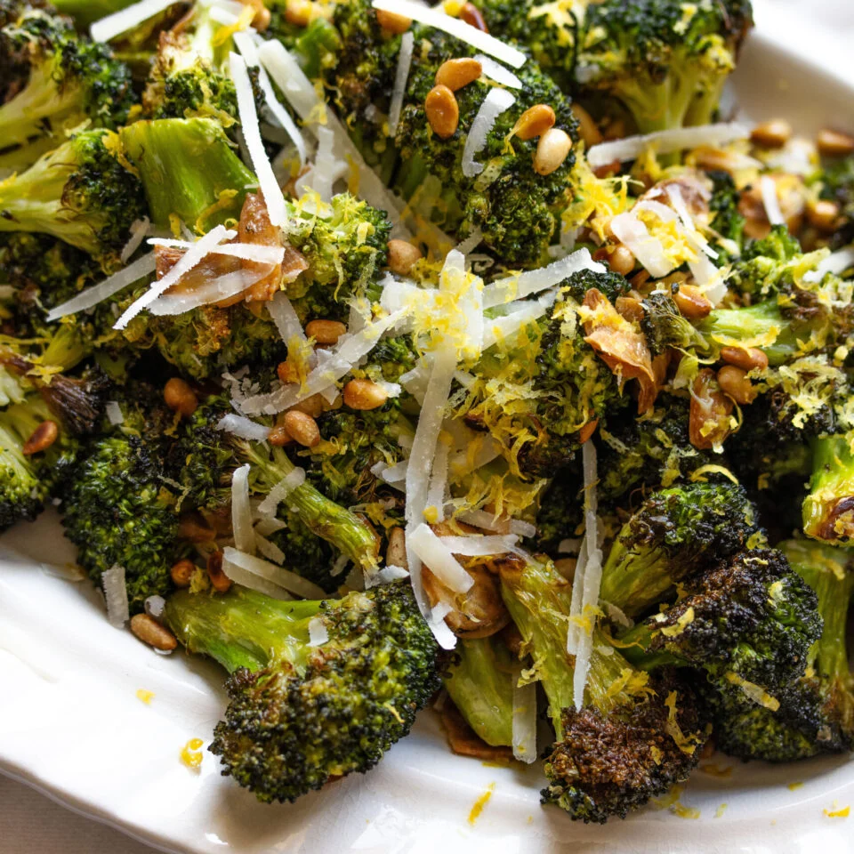 Oven-roasted Broccoli with Lemon and Garlic | Giangi's Kitchen