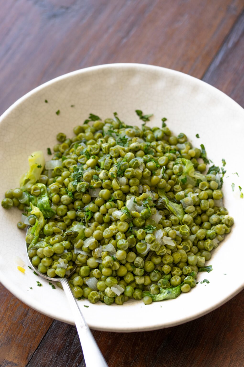 Petits Pois A La Francaise - French Peas | Giangi's Kitchen