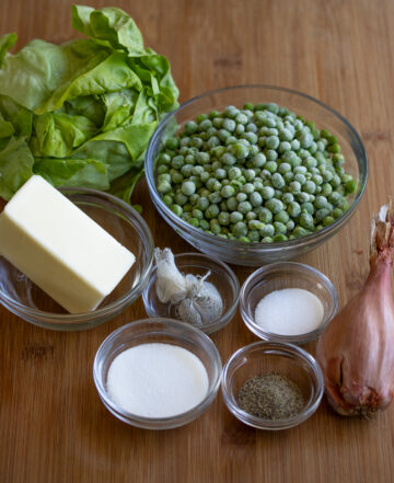 Petits Pois A La Francaise - French Peas | Giangi's Kitchen