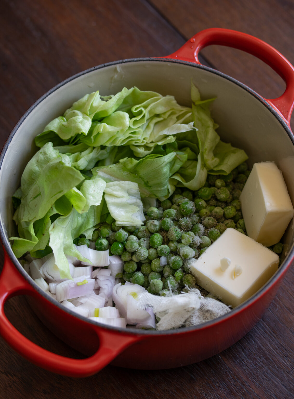 Petits Pois A La Francaise - French Peas | Giangi's Kitchen