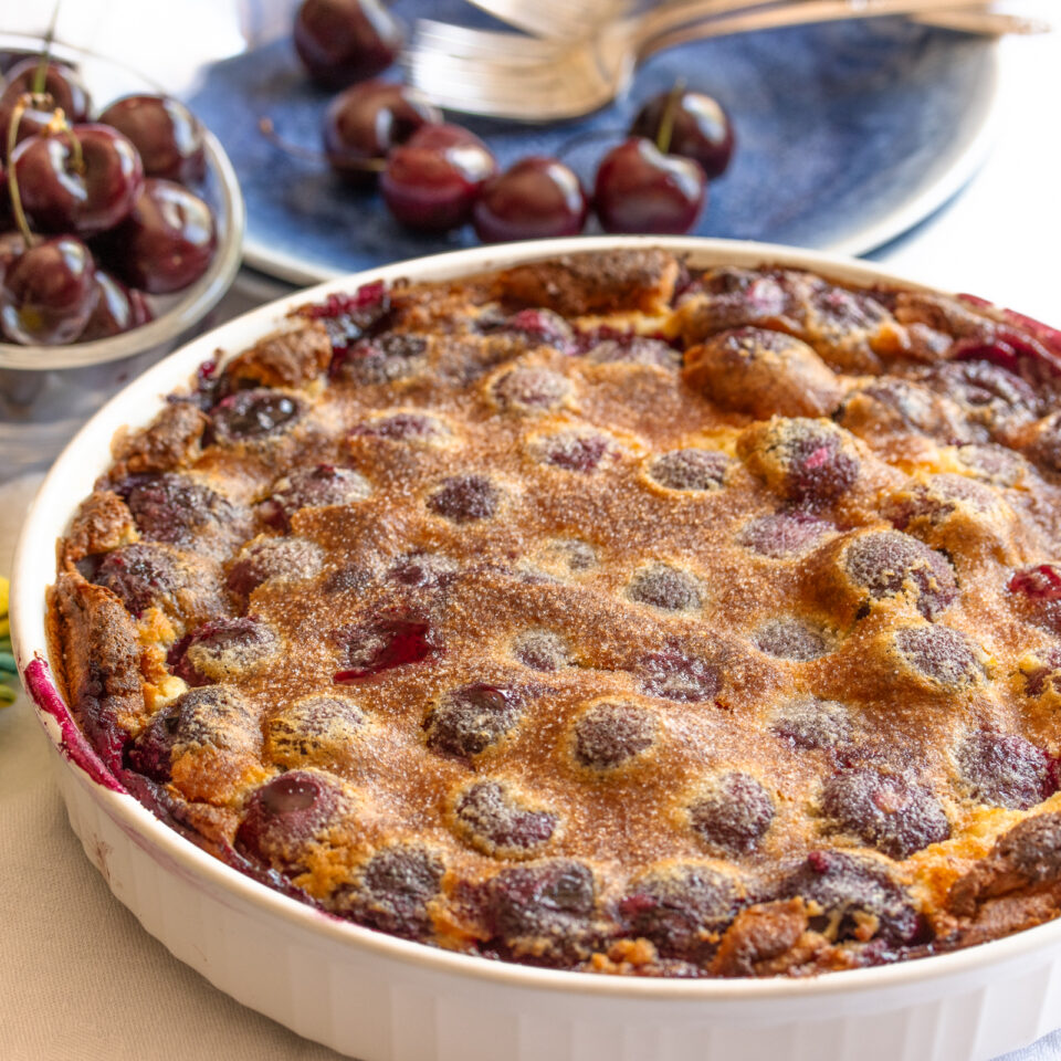 Cherry Clafoutis - Classic French Clafoutis Aux Cerises | Giangi's Kitchen
