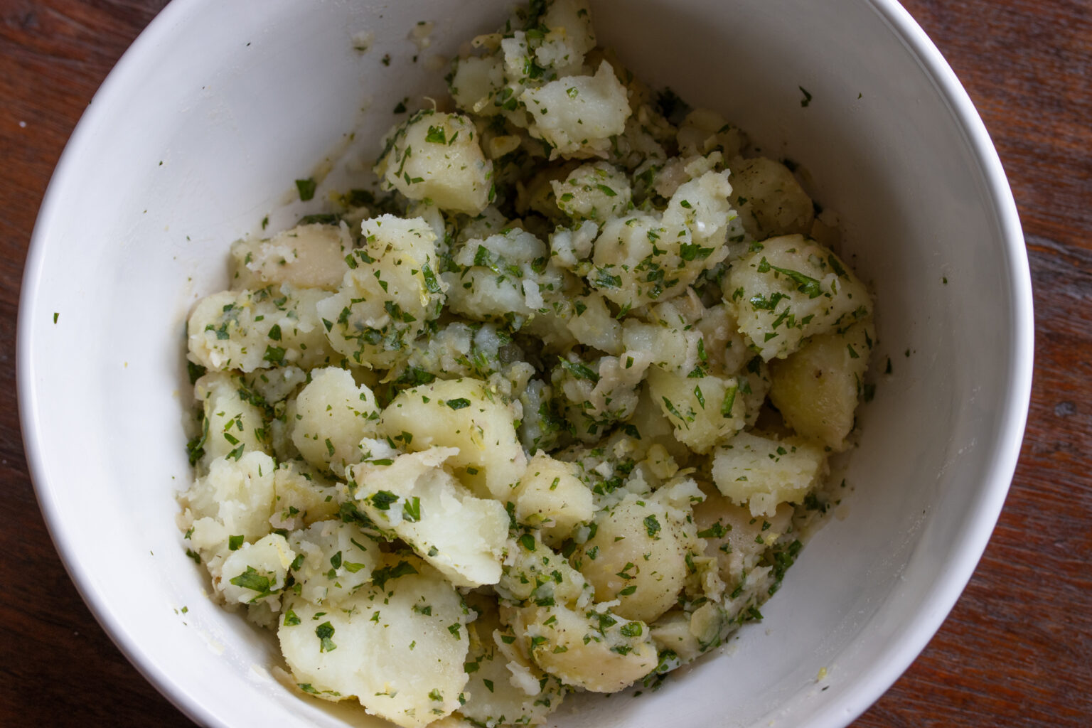 Warm Potato Salad | Giangi's Kitchen