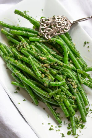 Pan Fried Green Beans | Giangi's Kitchen